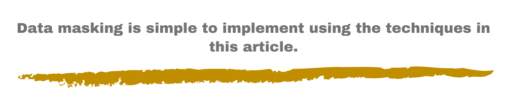How to Mask PII Data: A Guide With Examples - DataOpsZone
