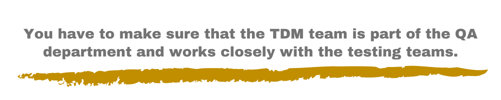 How to Organize a Test Data Management Team - DataOpsZone